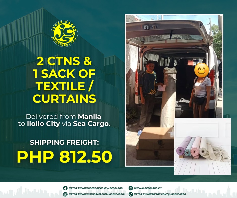 PRECISION SHIPPING YOU CAN TRUST! From Manila to Iloilo—2 ctns and 1 ...